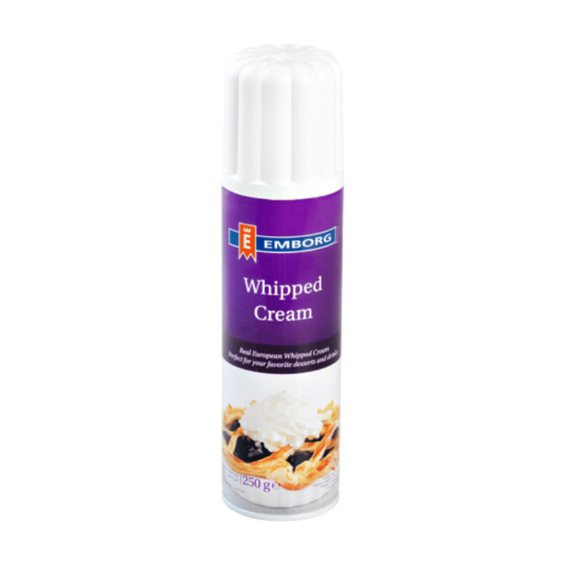 [Halal] Emborg Whipped Cream Spray 250ml – Qiksmart