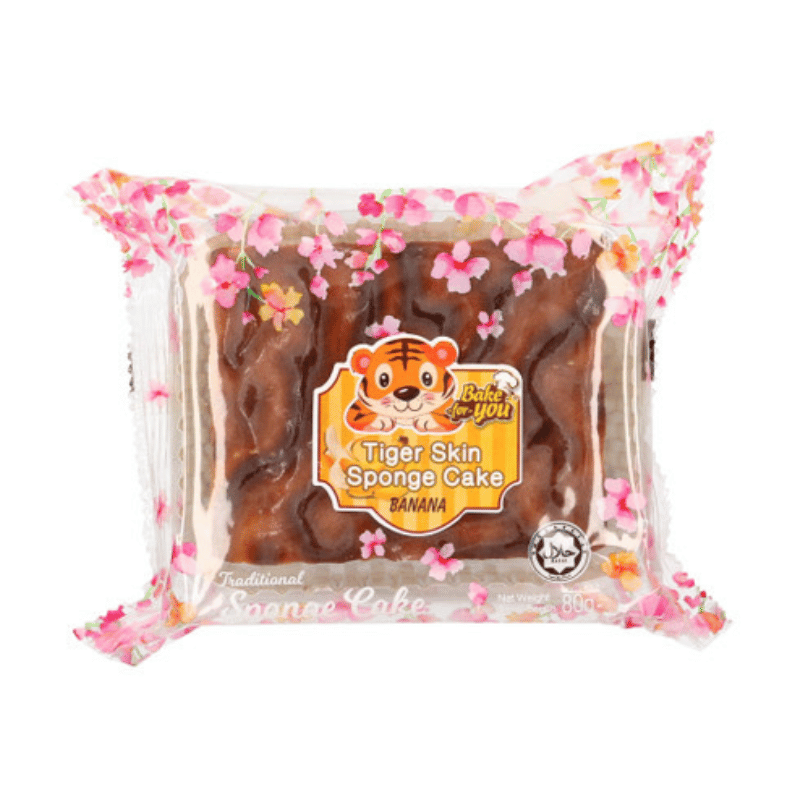 [Halal] Bake For You Sponge Cake BANANA 80g – Qiksmart