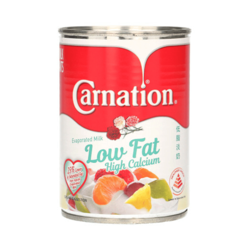 [Halal] Carnation Evaporated Milk Low Fat 405g – Qiksmart