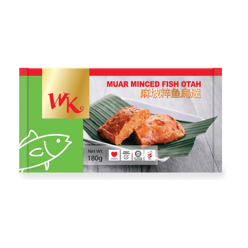 [Halal] WK Muar Minced Fish Otah 180g – Qiksmart