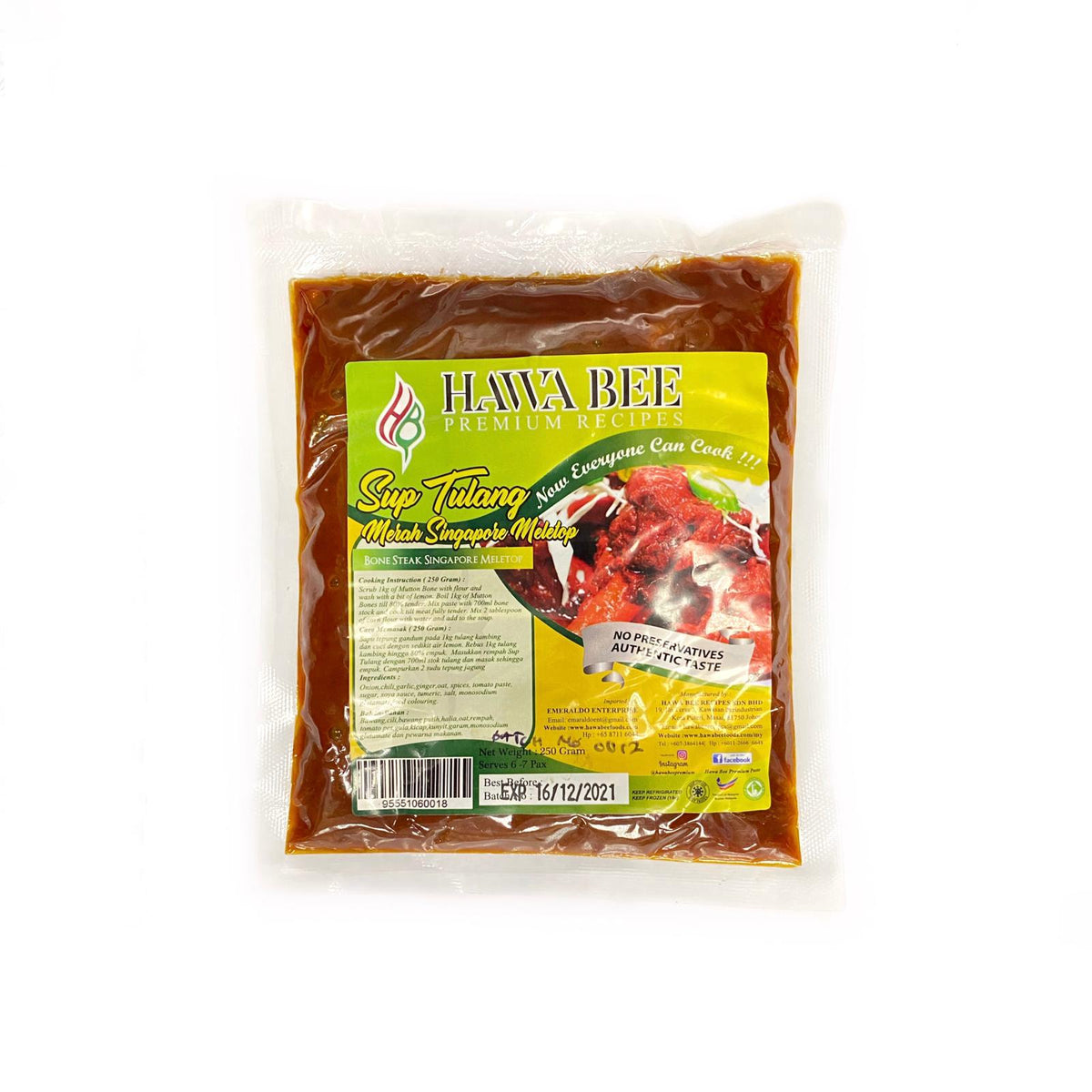 Hawa Bee Paste Sup Tulang – Qiksmart